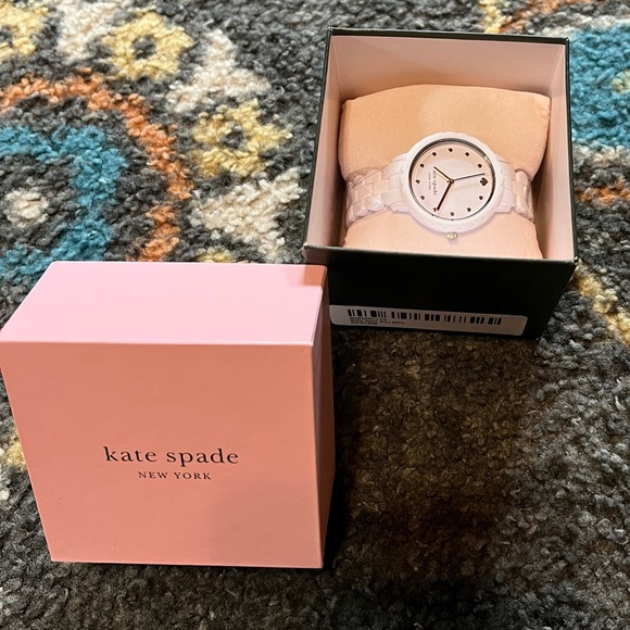 kate spade | Jewelry | Kate Spade New York Morningside White Watch ...